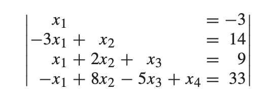 Solved Linear systems are particularly easy to solve when | Chegg.com