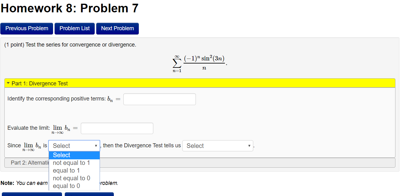 Solved Homework 8: Problem 7 Previous Problem Problem List | Chegg.com