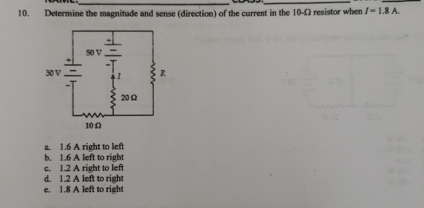 Solved 10 Determine The Magnitude And Sense Direction Of