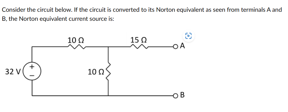 Solved Consider the circuit below. If the circuit is | Chegg.com