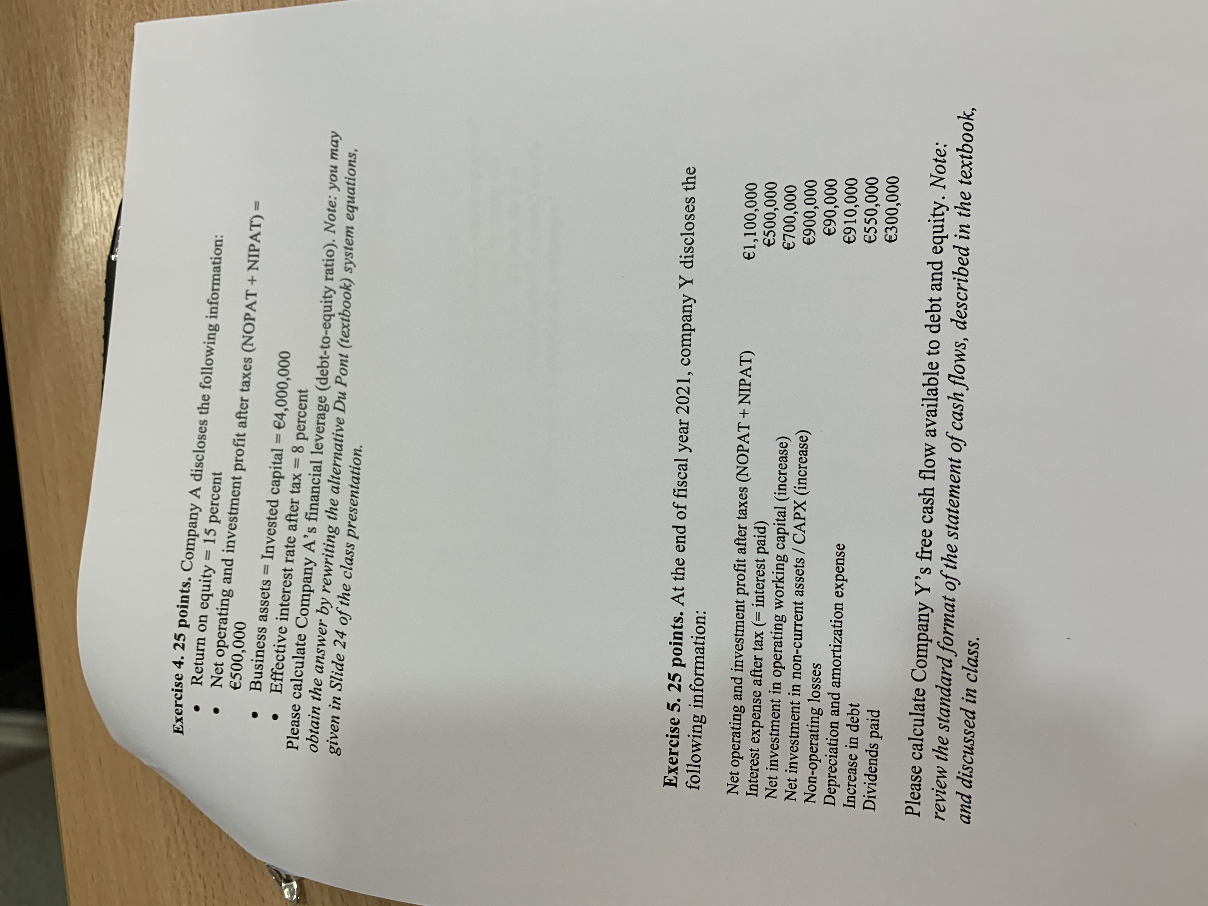 Solved Exercise 4. 25 points. Company A discloses the | Chegg.com