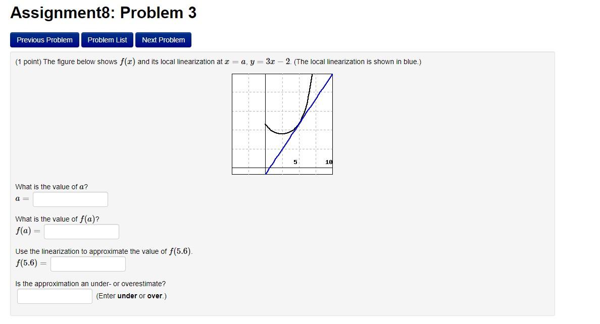 Solved Assignment8: Problem 3 Previous Problem Problem List | Chegg.com
