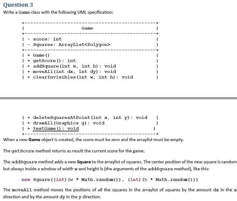 Solved Please use java eclipse and answer Q1 Q2 and Q3. And | Chegg.com