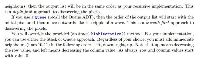 Images, Pixels and Blobs An Image is a 2-dimensional | Chegg.com