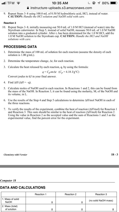 Solved 41 DATE LAB PARTNER COURSE&SECTION NO g nosclid TURE | Chegg.com
