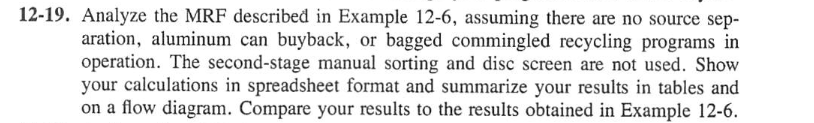 2-19. Analyze the MRF described in Example 12-6, | Chegg.com