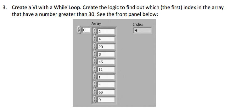 Solved 3 Create A Vi With A While Loop Create The Logic To 2459
