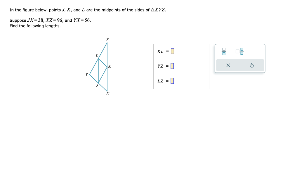 Solved In the figure below, points J, K, and L are the | Chegg.com