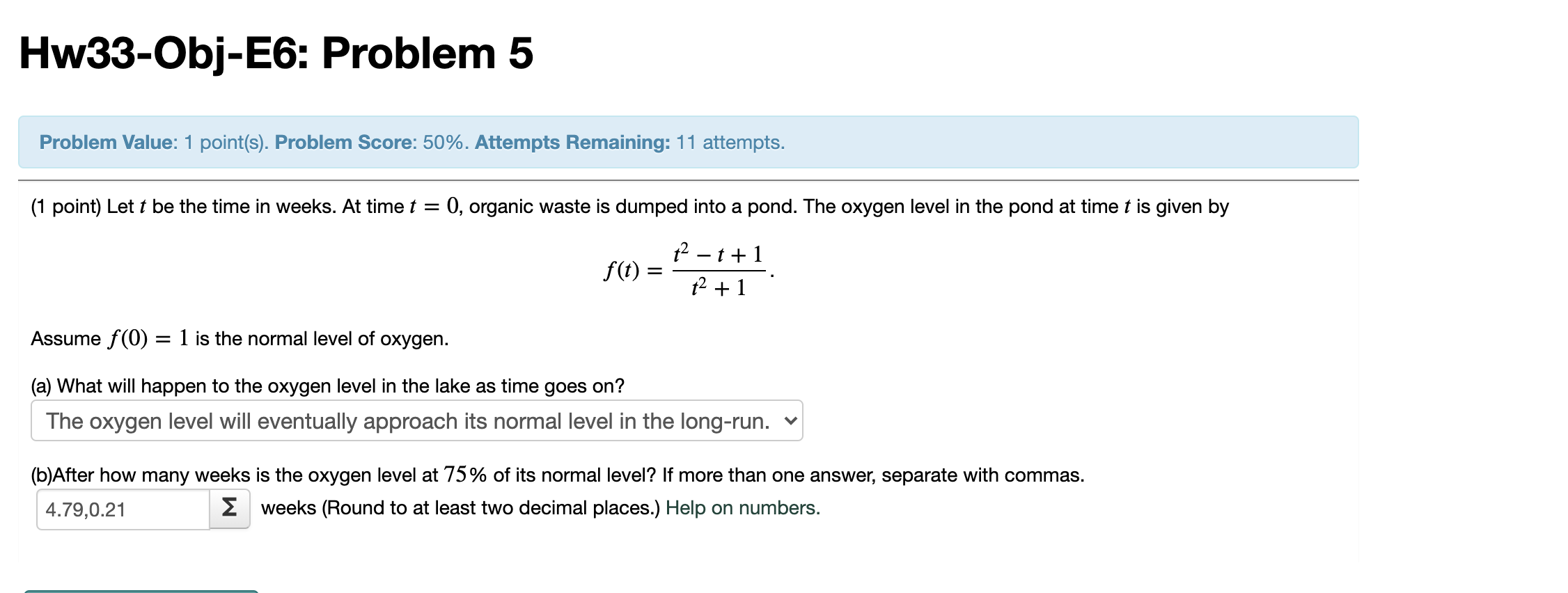 Solved Hw33-Obj-E6: Problem 5 Problem Value: 1 point(s). | Chegg.com