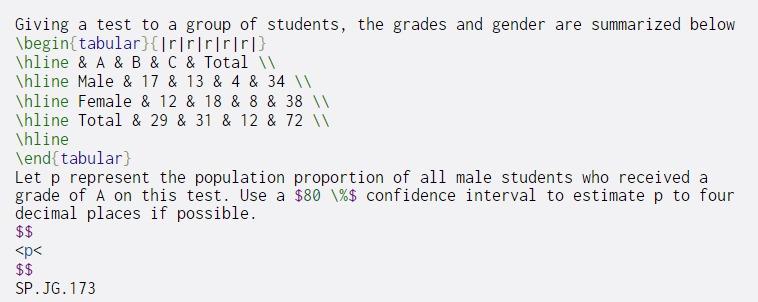 Solved Giving a test to a group of students, the grades and | Chegg.com