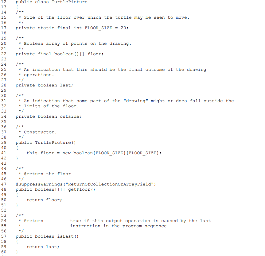 If the method rotate (of the class Directions, at | Chegg.com