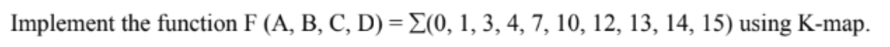 Solved Implement The Function F A B C D E0 1 3 4 9041