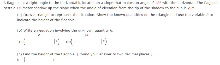 Solved A flagpole at a right angle to the horizontal is | Chegg.com