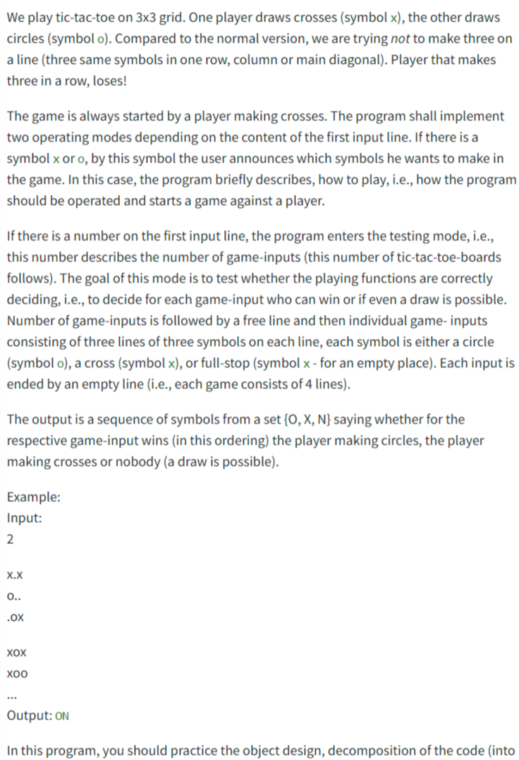 Solved We play tic-tac-toe on 3x3 grid. One player draws | Chegg.com