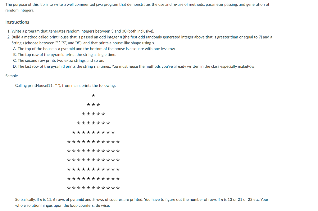 Solved The purpose of this lab is to write a well commented | Chegg.com
