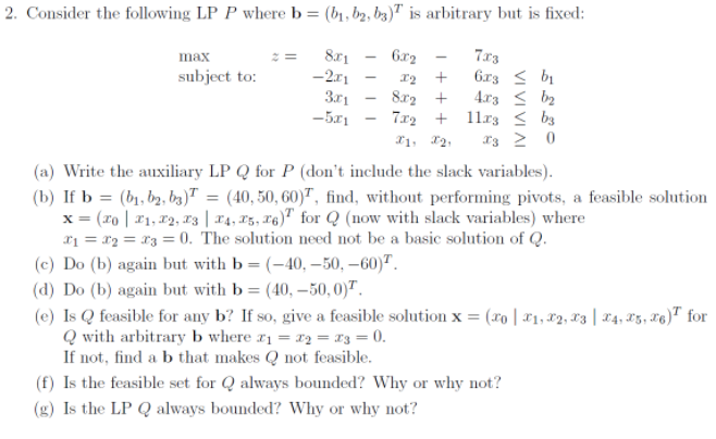 Solved Lp P Linear Programming Problem This Is All We Have