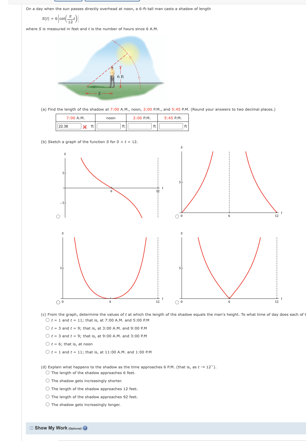 Solved On a day when the sun passes directly overhead at | Chegg.com