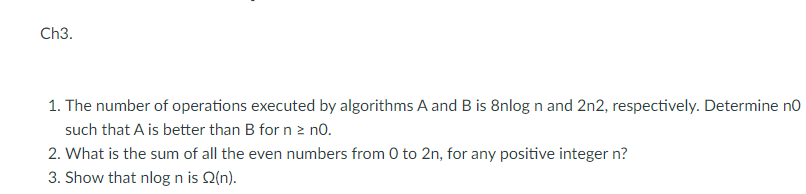 Solved please answer each part of question. also please | Chegg.com