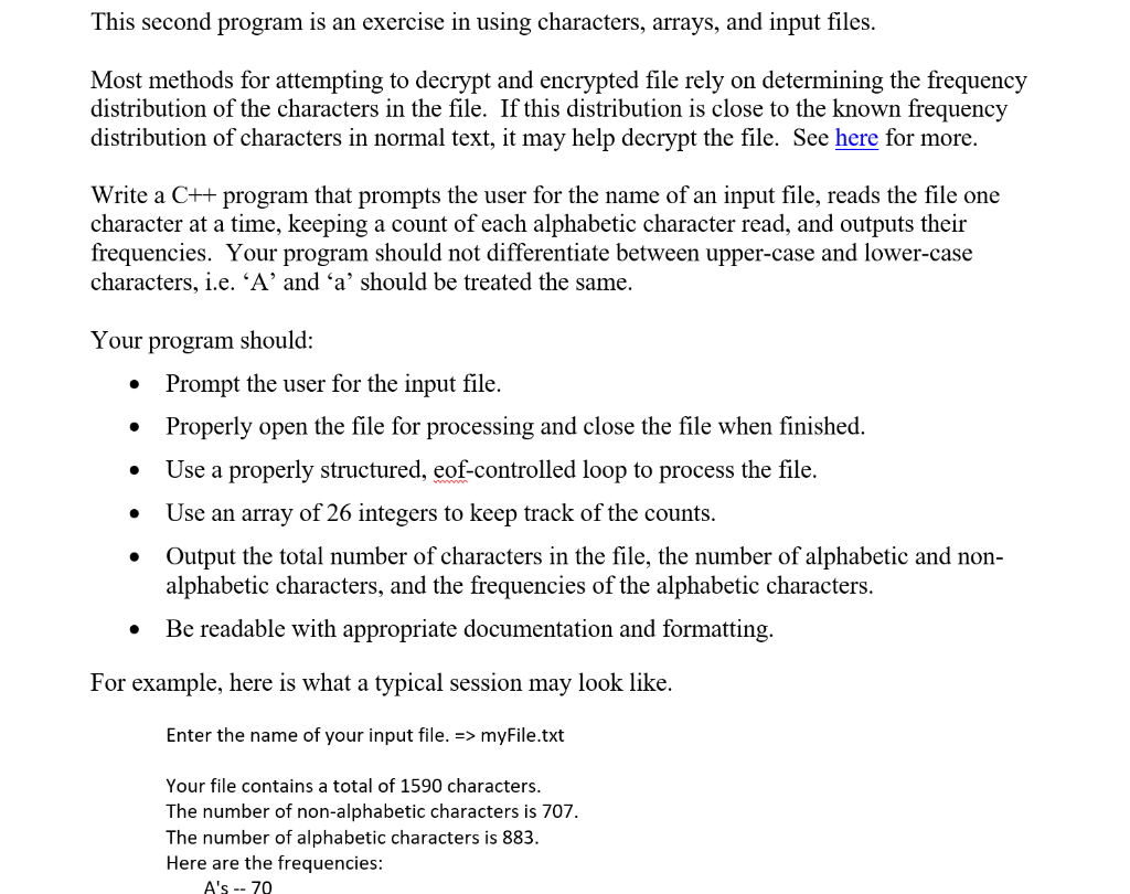 This second program is an exercise in using | Chegg.com