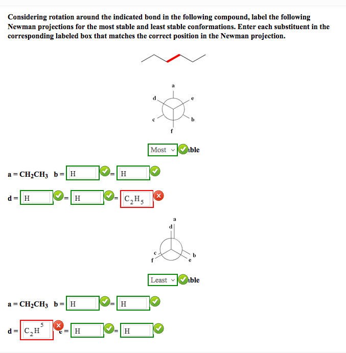 Solved Considering rotation around the indicated bond in the | Chegg.com