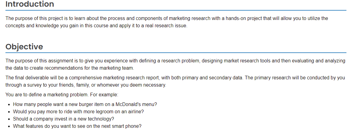Solved Introduction The purpose of this project is to learn | Chegg.com