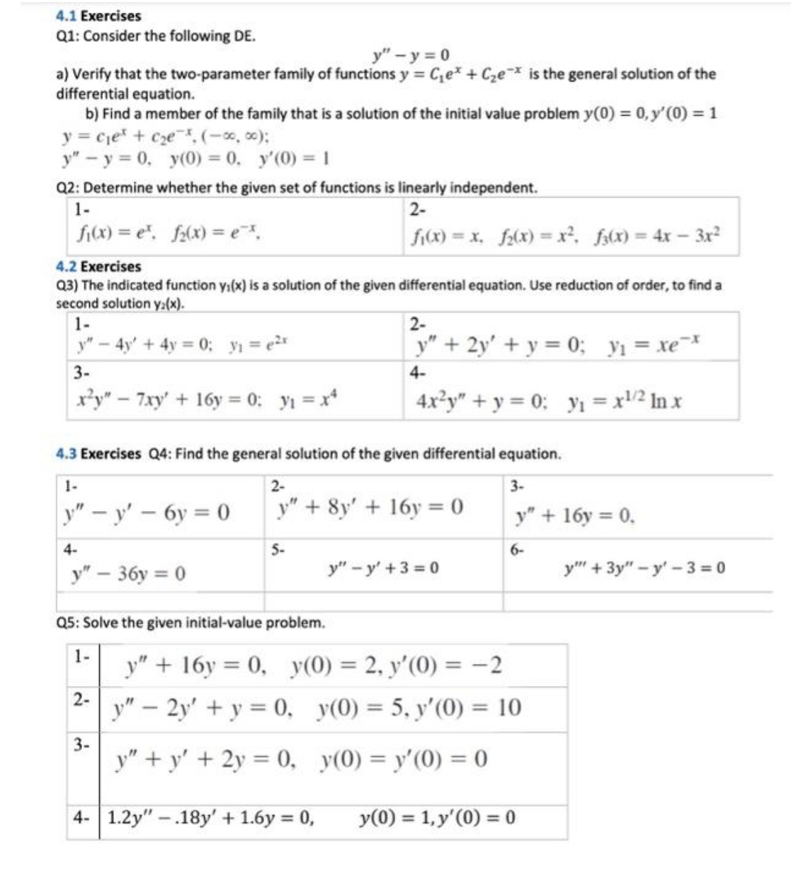Solved a) Verify that the two-parameter family of functions | Chegg.com