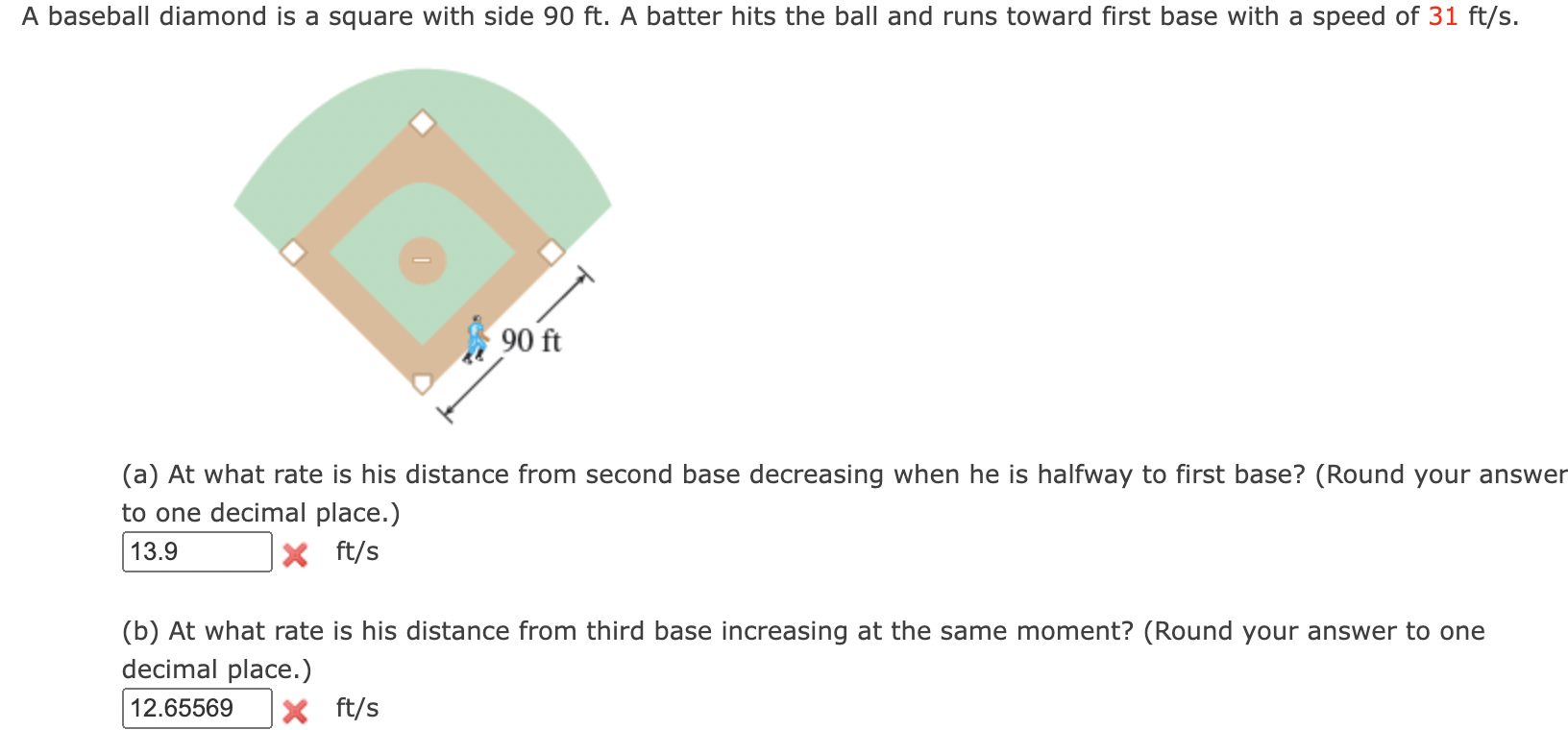 Solved Round your answer to one decimal place!! Round your | Chegg.com