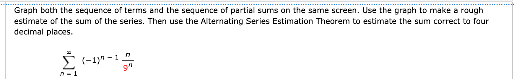 [Solved]: Graph both the sequence of terms and the sequenc