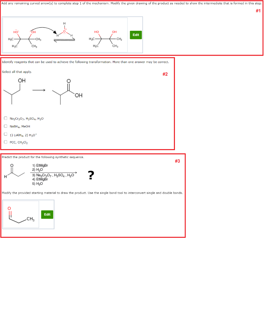 Solved Add any remaining curved arrow(s) to complete step 1 | Chegg.com