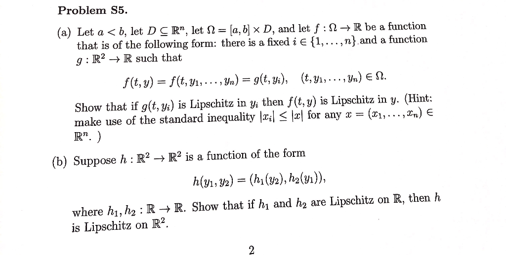 Solved Problem S5. (a) Let a | Chegg.com