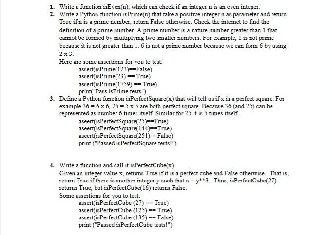 Solved I am studying for a Python test. Basically I just | Chegg.com