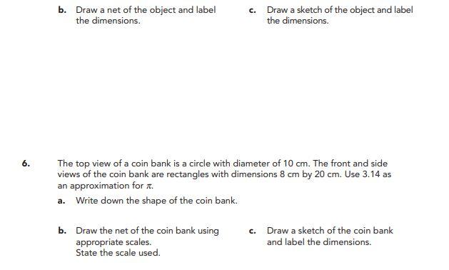 Solved Solve. 5. The top, front, and side views of an object | Chegg.com
