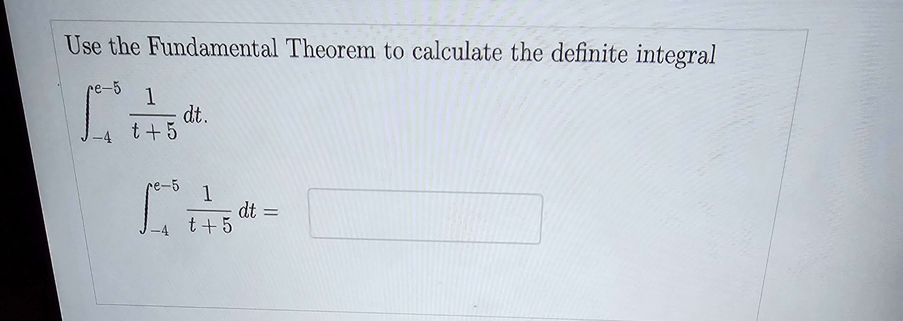 Solved Use the Fundamental Theorem to calculate the definite | Chegg.com