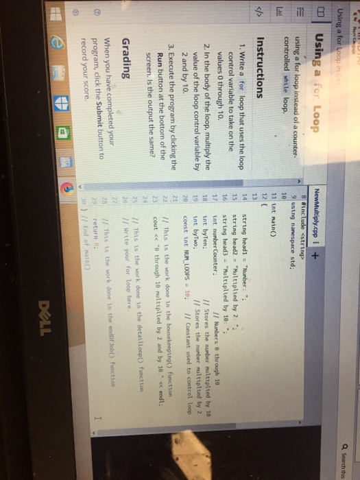 Solved Using a for Loop in C. nUsing a for Loop | Chegg.com