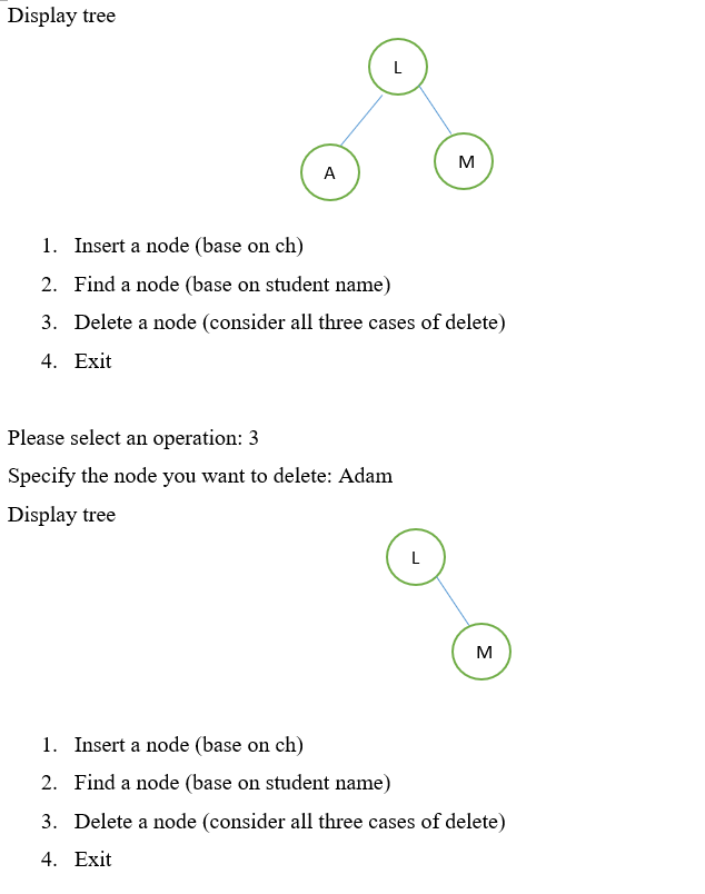 Solved 1. Write a program to implement a character-based | Chegg.com