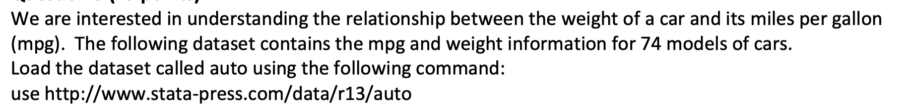 We are interested in understanding the relationship | Chegg.com