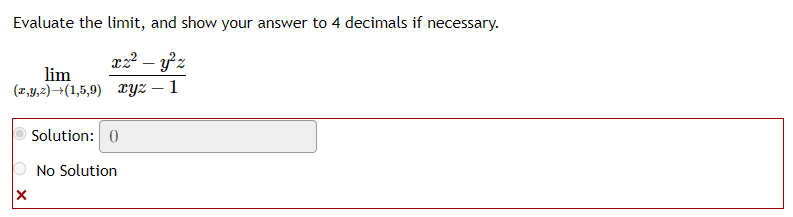 Solved Evaluate the limit, and show your answer to 4 | Chegg.com