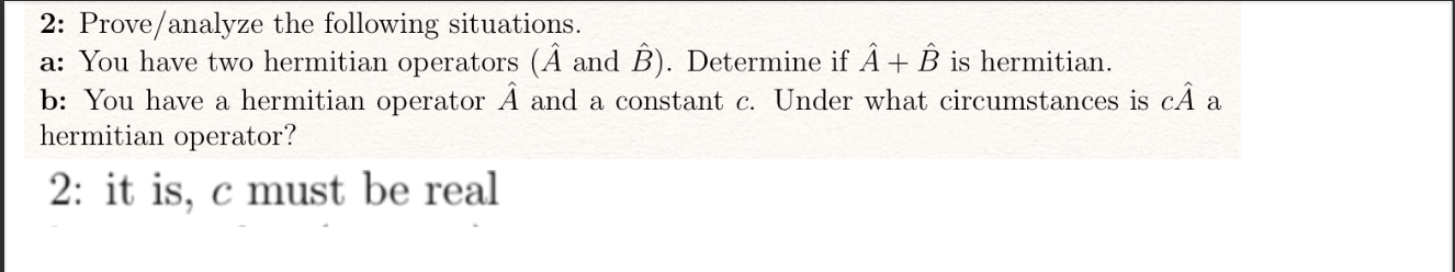 Solved 2: Prove/analyze the following situations. a: You | Chegg.com