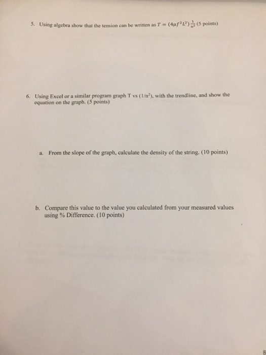 Solved Analysis Table for String (5 points) Table Part 1 m- | Chegg.com