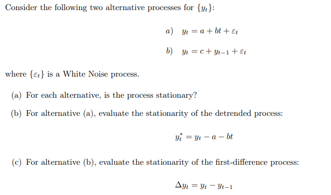 Solved Consider the following two alternative processes for | Chegg.com