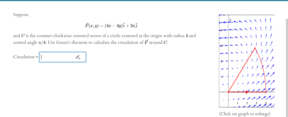 Solved Suppose F(x, y) = (4x – 4y)i + 2x] and C is the | Chegg.com