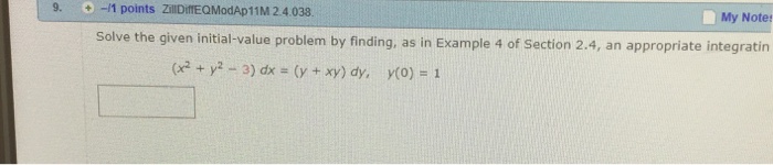 Solved Solve the given initial-value problem by finding, as | Chegg.com