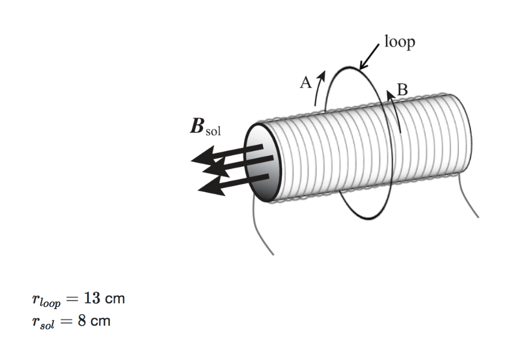 Solved A single circular loop of wire of radius rloop | Chegg.com