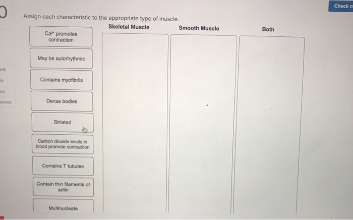 Solved Check n Assign each characteristic to the appropriate | Chegg.com Solved Check n Assign each characteristic to the appropriate | Chegg.com