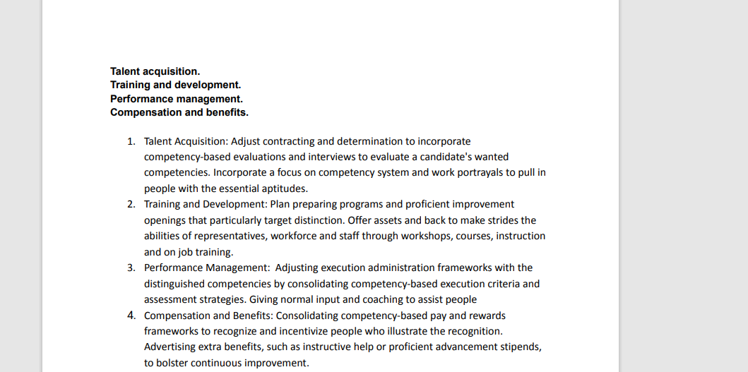 Solved - Create a Model of Competencies that is consistent | Chegg.com