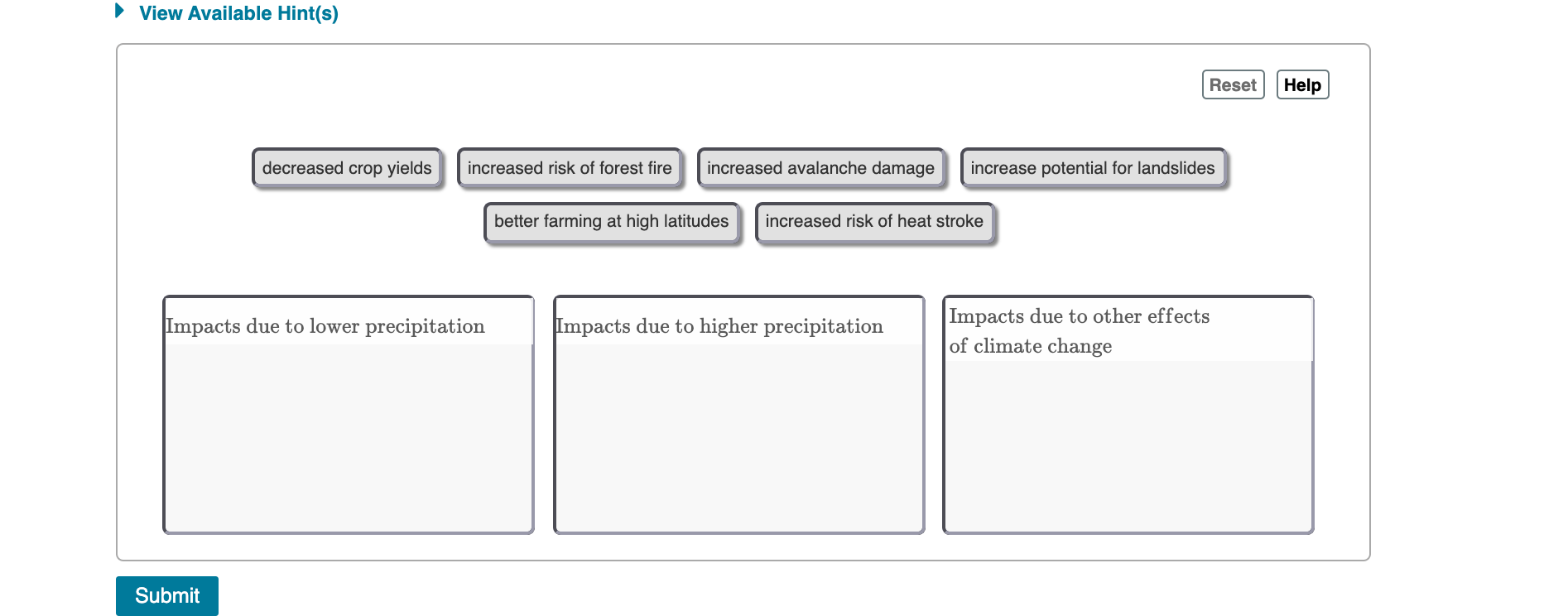 Solved Part C - Impacts of decreases and increases in | Chegg.com