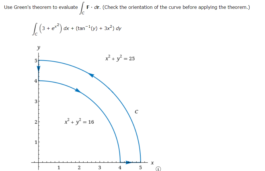 Solved Use Green's theorem to evaluate ∫C﻿F*dr. (Check the | Chegg.com