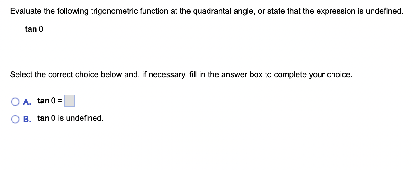 Solved Evaluate the following trigonometric function at the | Chegg.com