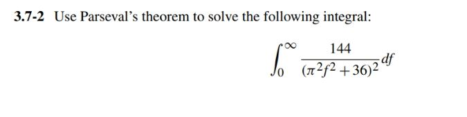 Solved So I know that G(F) = 12/pi2f2+36 and I want to use | Chegg.com