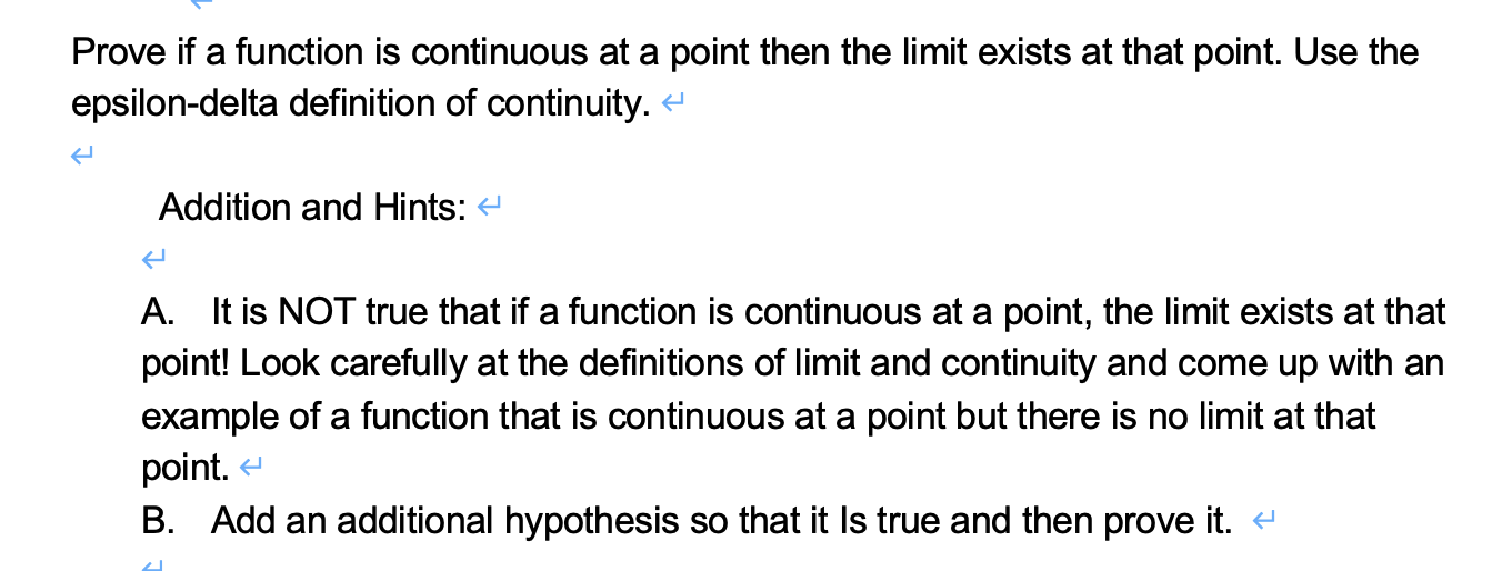 Solved Prove if a function is continuous at a point then the | Chegg.com
